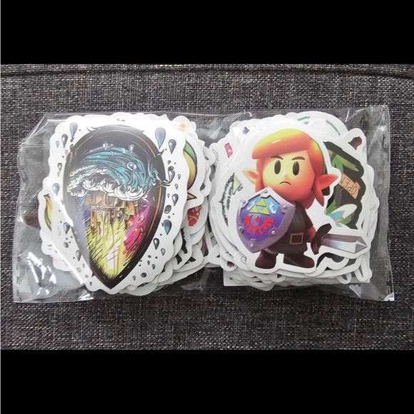 No Brand | Accessories | Zelda Link 2 Pcs Sticker Set Japanese Anime ...